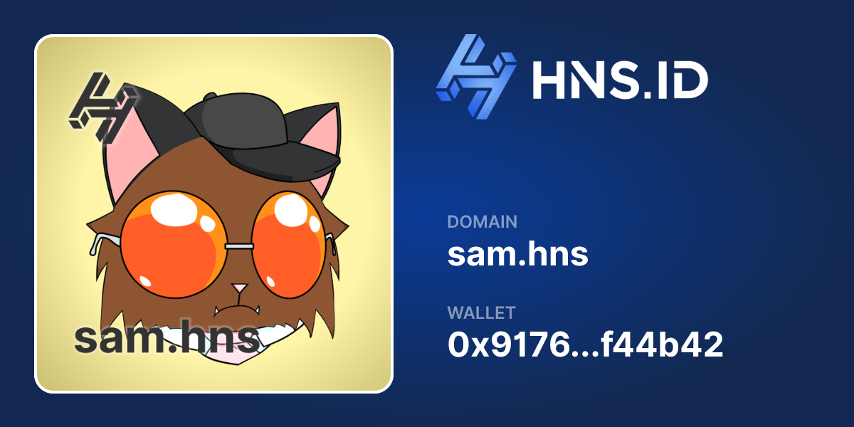 sam.hns | HNS.ID